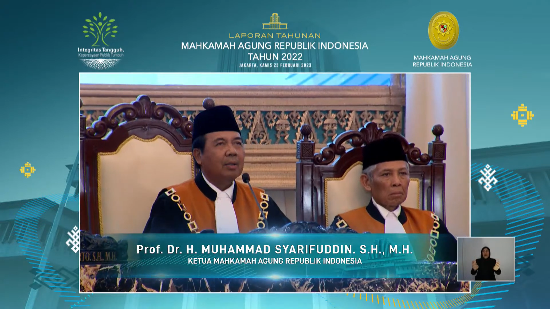 Pengadilan Negeri Sei Rampah Ikuti Sidang Istimewa Laporan Tahunan ...